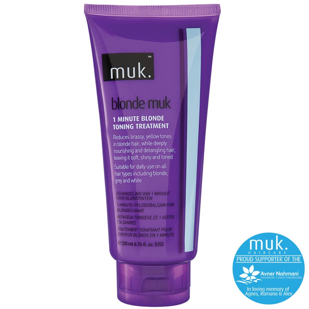 BLONDE MUK 1-MINUTE BLONDE TONING TREATMENT - muk haircare