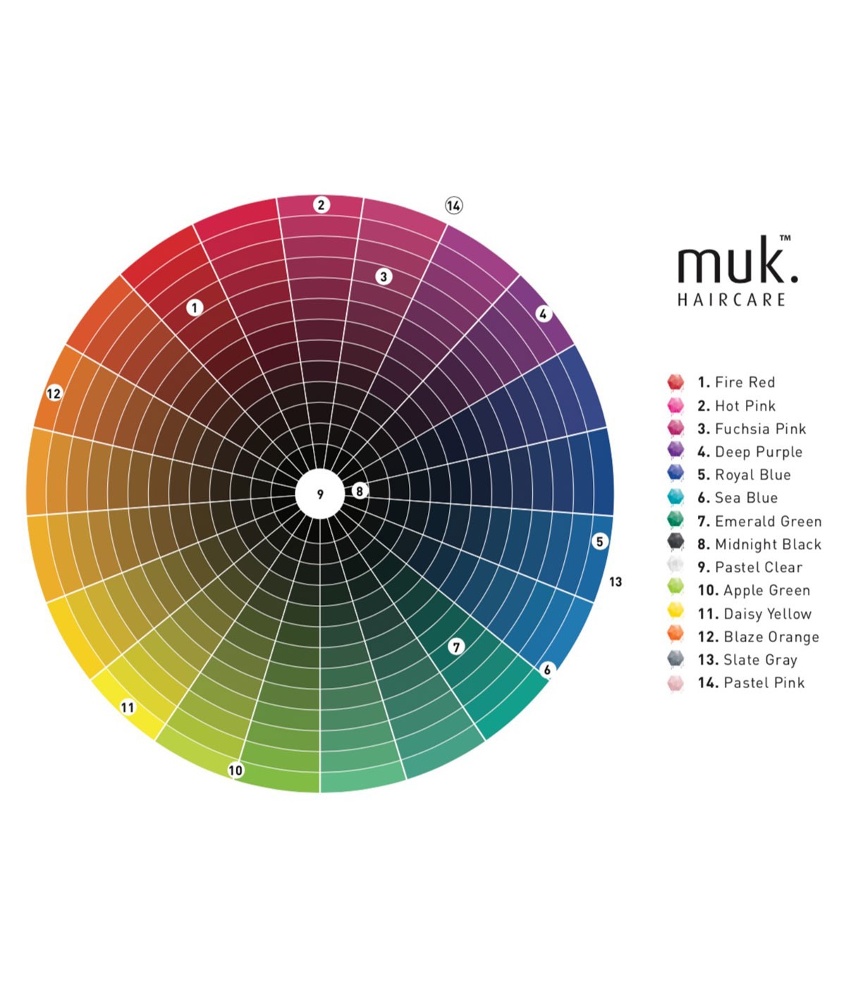 muk Vivid Bold Collection - muk haircare